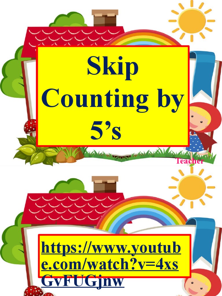 Skip Counting by 5s for Teachers | PDF