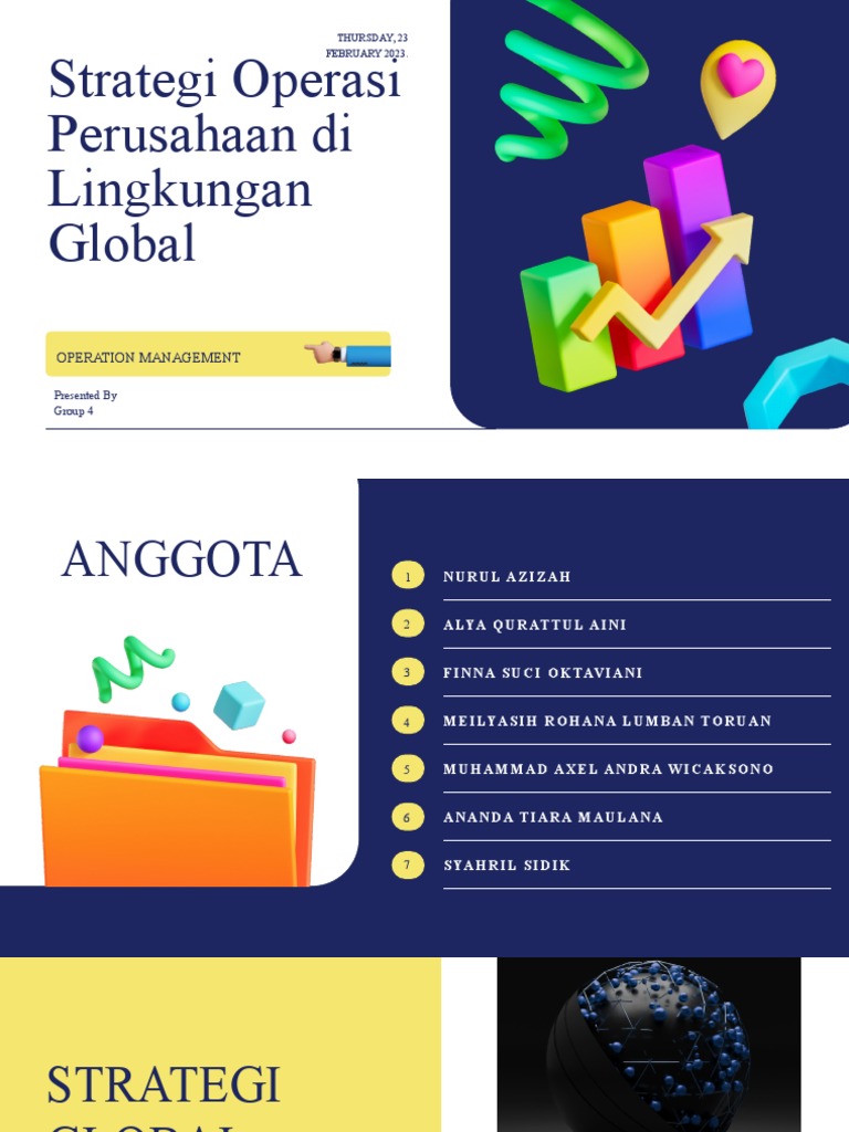Strategi Operasi Lingkungan Global | PDF | Bisnis