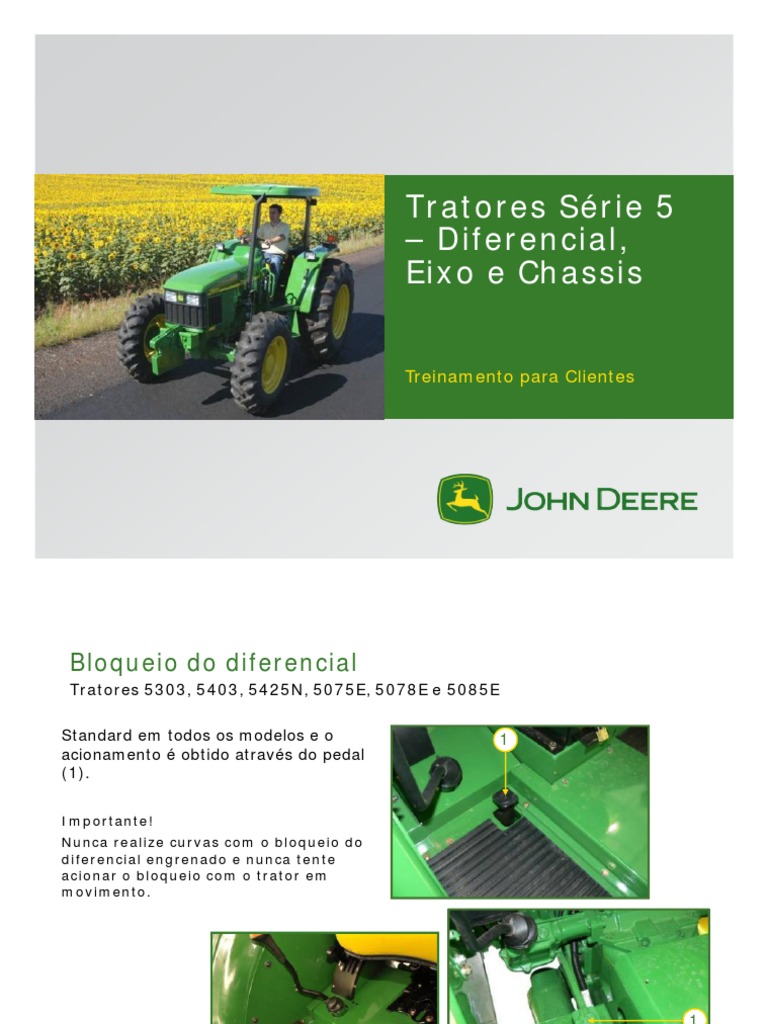 5-Diferencial Eixo e Chassis | PDF | Eixo | Trator