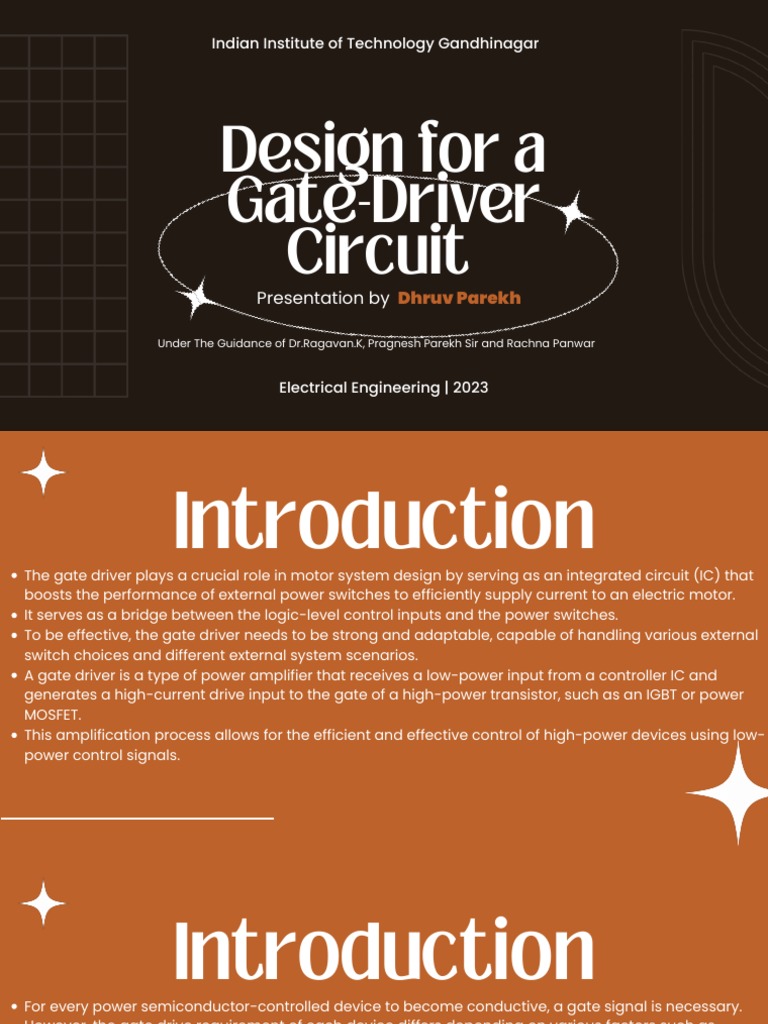 Design For A Gate-Driver Circuit | PDF | Field Effect Transistor ...