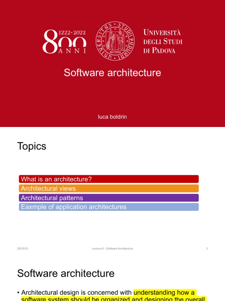 8 Softwarearchitecture Pdf Model View Controller Client Server Model
