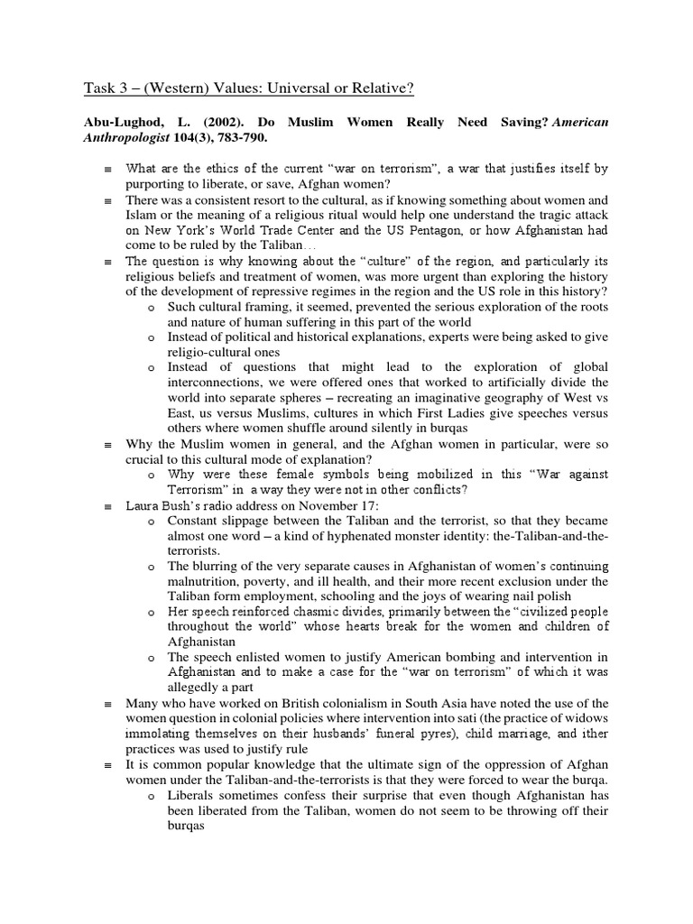 Task 3 | PDF | Liberalism | Human Rights