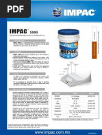 Ficha Tecnica Impermeabilizante IMPAC 5000 Fibratado. | PDF | Cemento ...