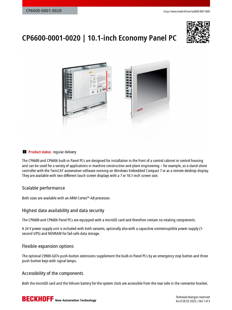 cp6600 0001 0020 | PDF | Personal Computers | Embedded System