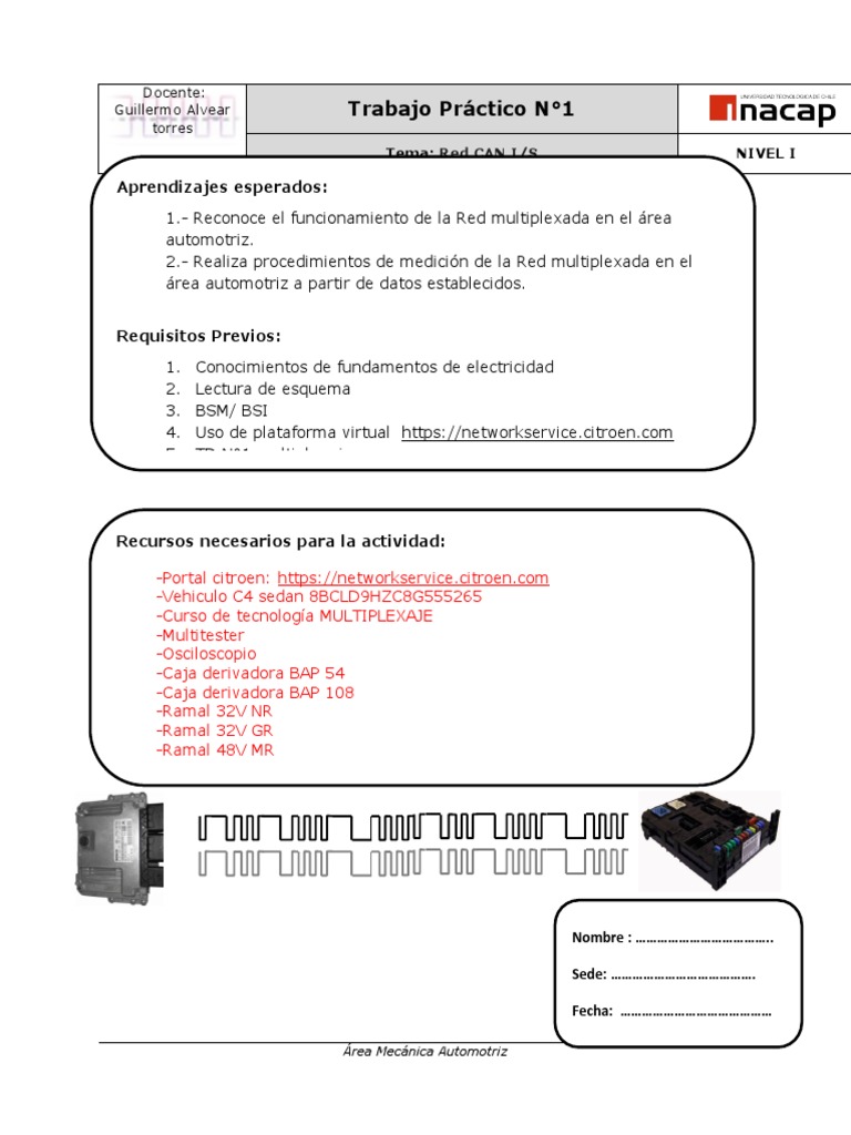 TP N°1 Multiplexaje Alta Velocidad NIVEL I | PDF