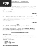Modèle de protocole d'accord transactionnel | PDF