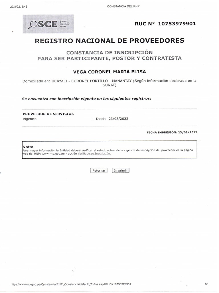 Cv Documentado Actualizado 2022. | PDF