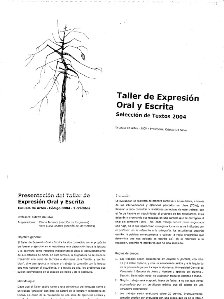 Guia Dannery Expresión Oral y Oratoria Ucv | PDF