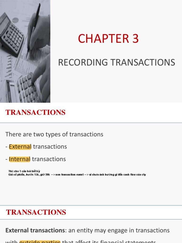 Understanding Transaction Recording | PDF | Debits And Credits ...