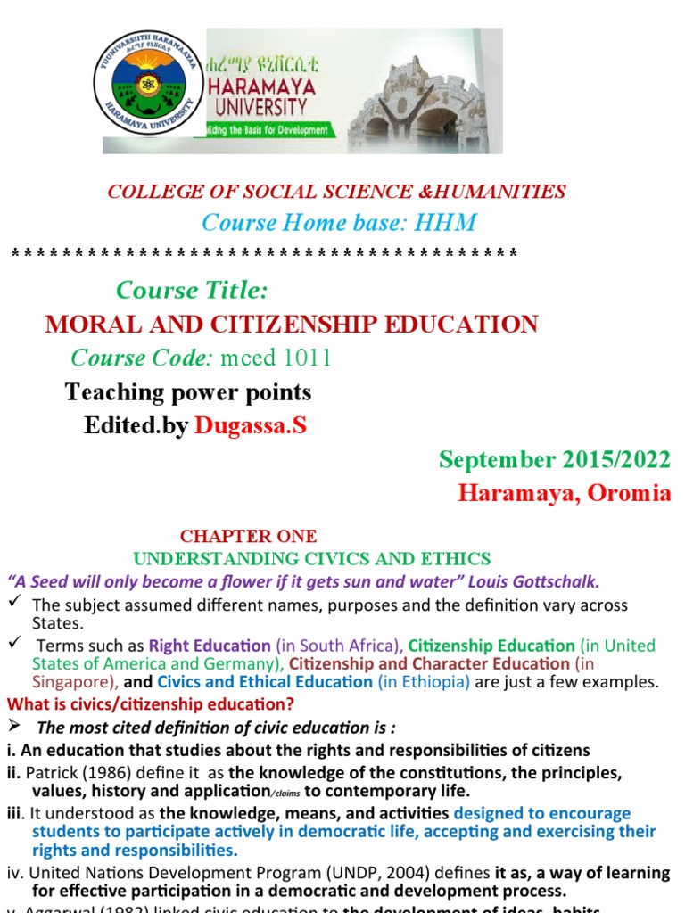 Civics and Ethics in Citizenship Education | PDF | Utilitarianism ...