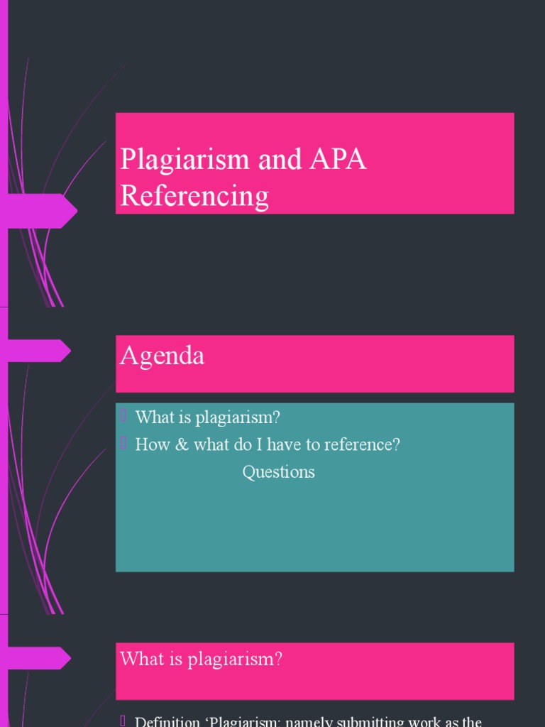 Plagiarism and APA Referencing | PDF | Plagiarism | Citation Plagiarism and APA Referencing | PDF | Plagiarism | Citation