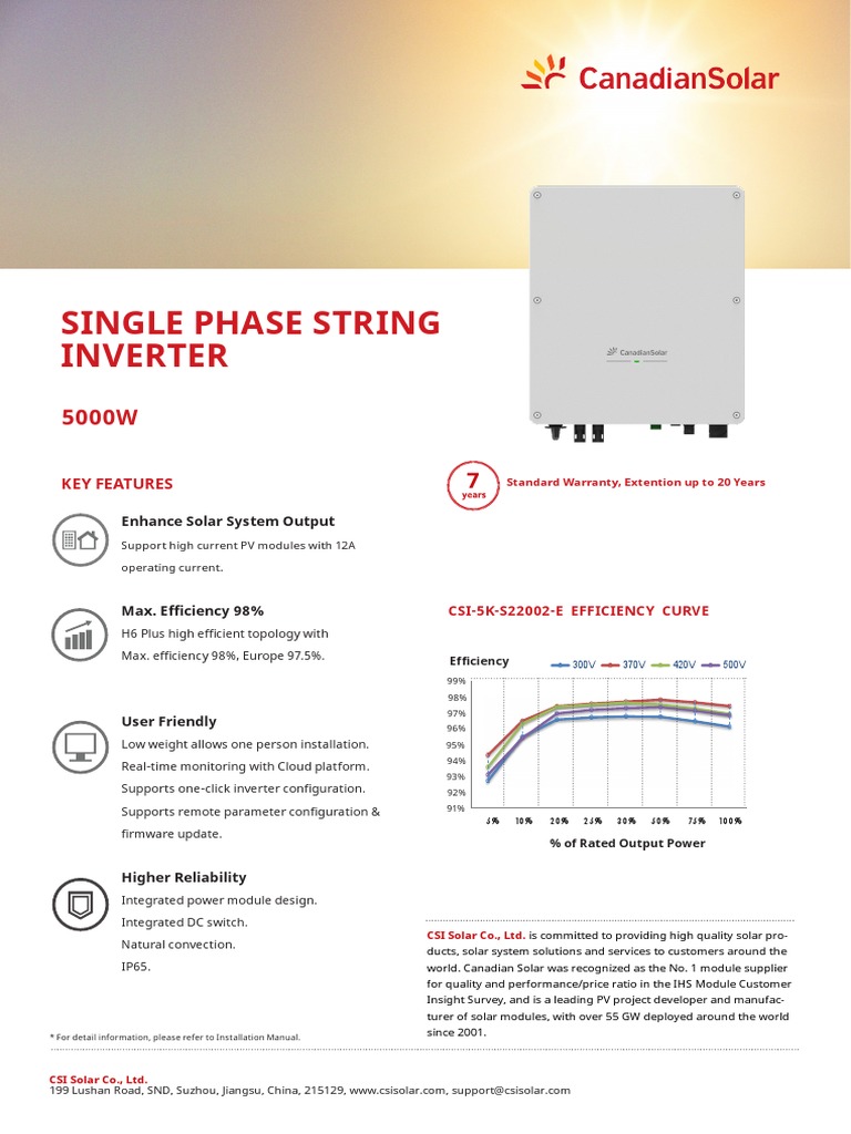 Datasheet Canaidan CSI 5K S22002 E | PDF | Alternating Current | Electrical Engineering