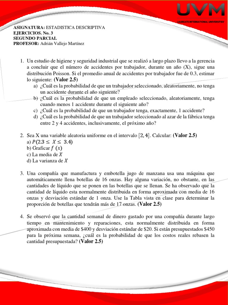 Ejercicios 3 | PDF