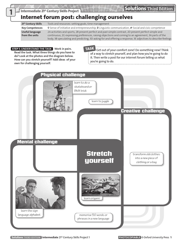 solutions-3e-intermediate-skills-project-1 | PDF | Internet Forum ...