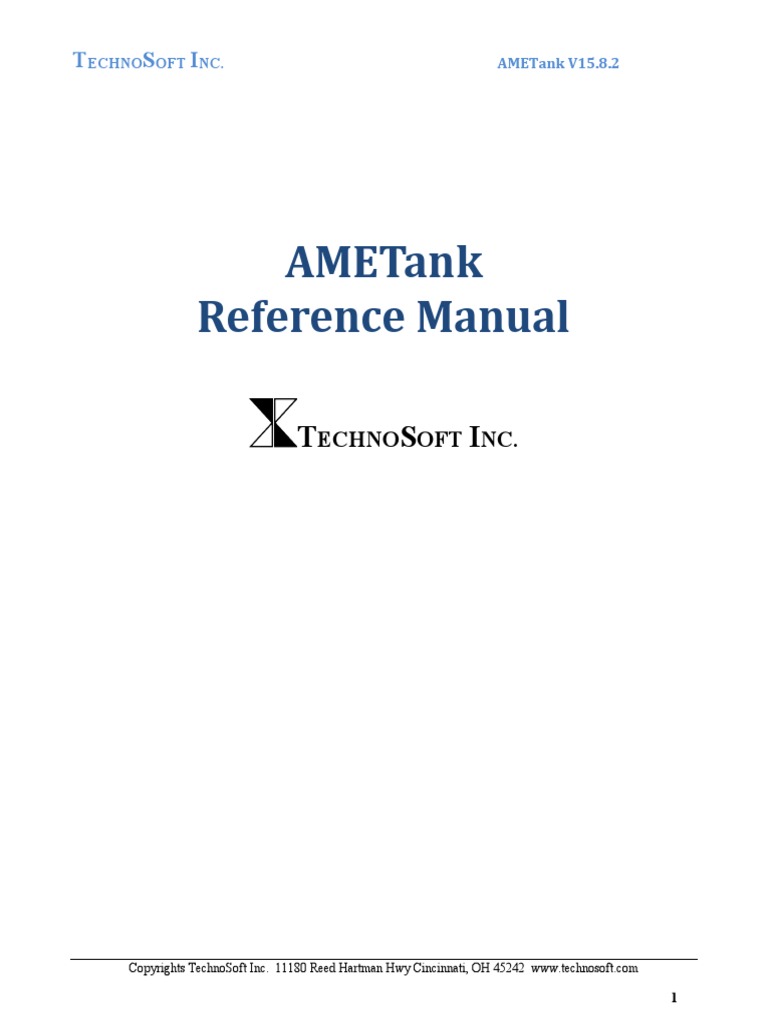 AMETank User Manual | PDF | Home & Garden | Computers