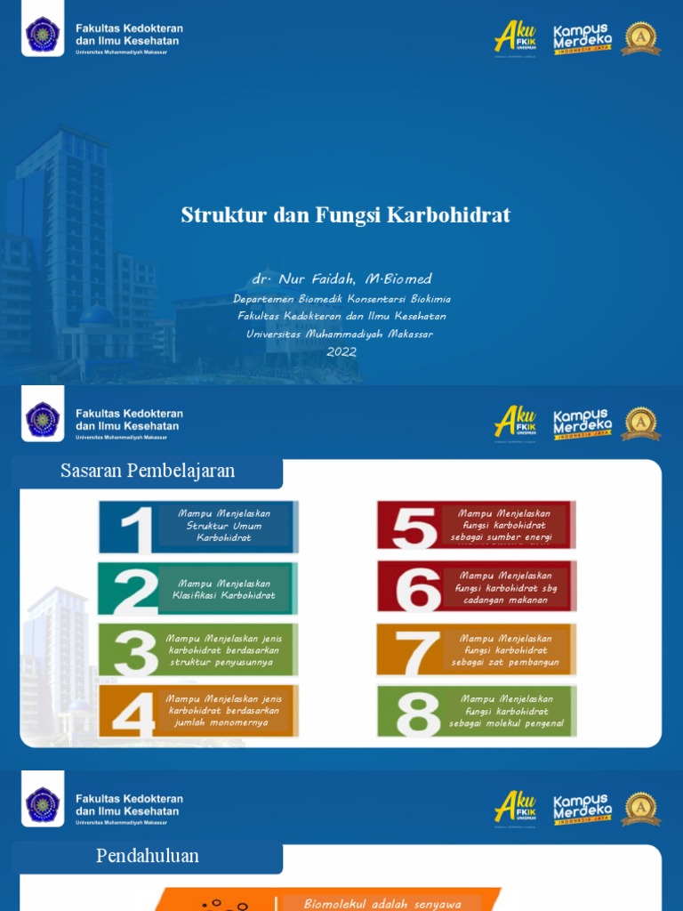 Struktur Dan Fungsi Karbohidrat 2022 | PDF Struktur Dan Fungsi Karbohidrat 2022 | PDF
