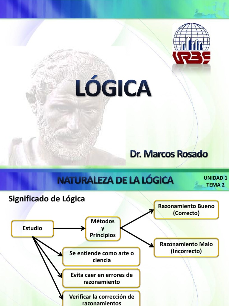 Definición y Principios de Lógica | PDF | Lógica | Pensamiento