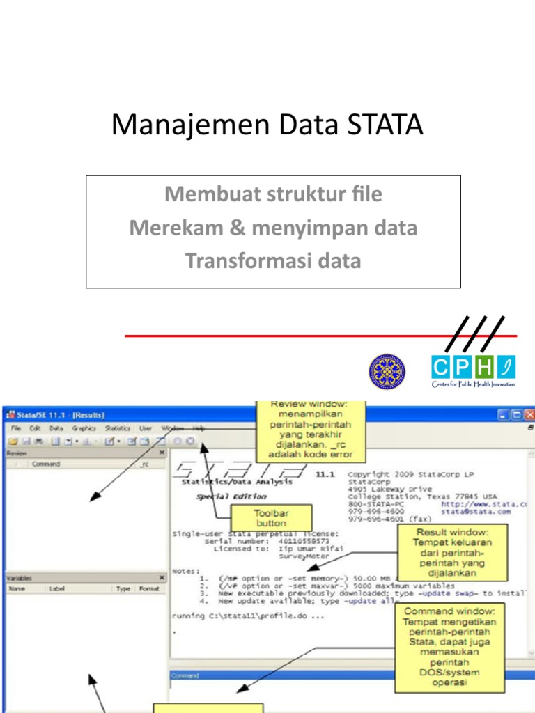 Manajemen Data STATA | PDF | Komputer | Teknologi & Rekayasa