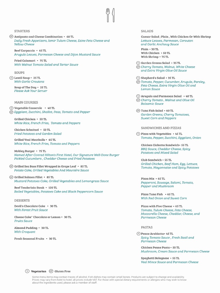 Restaurant-Menu-English 2 | PDF