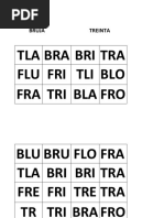 Bingo de La R Simple | PDF