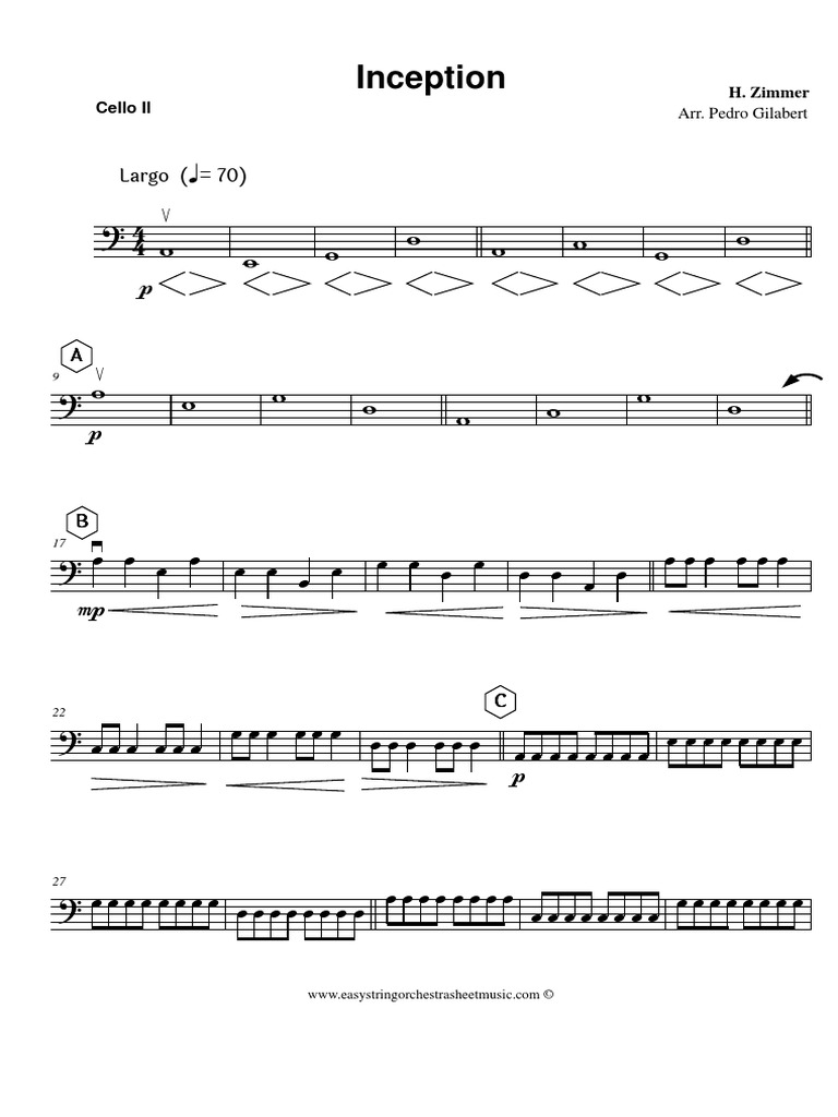 Inception Cello2 | PDF