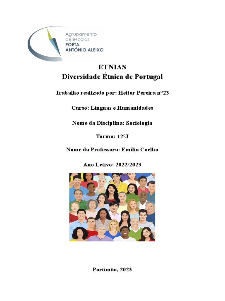 A Diversidade Étnica de Portugal | PDF | Grupos étnicos | Portugal