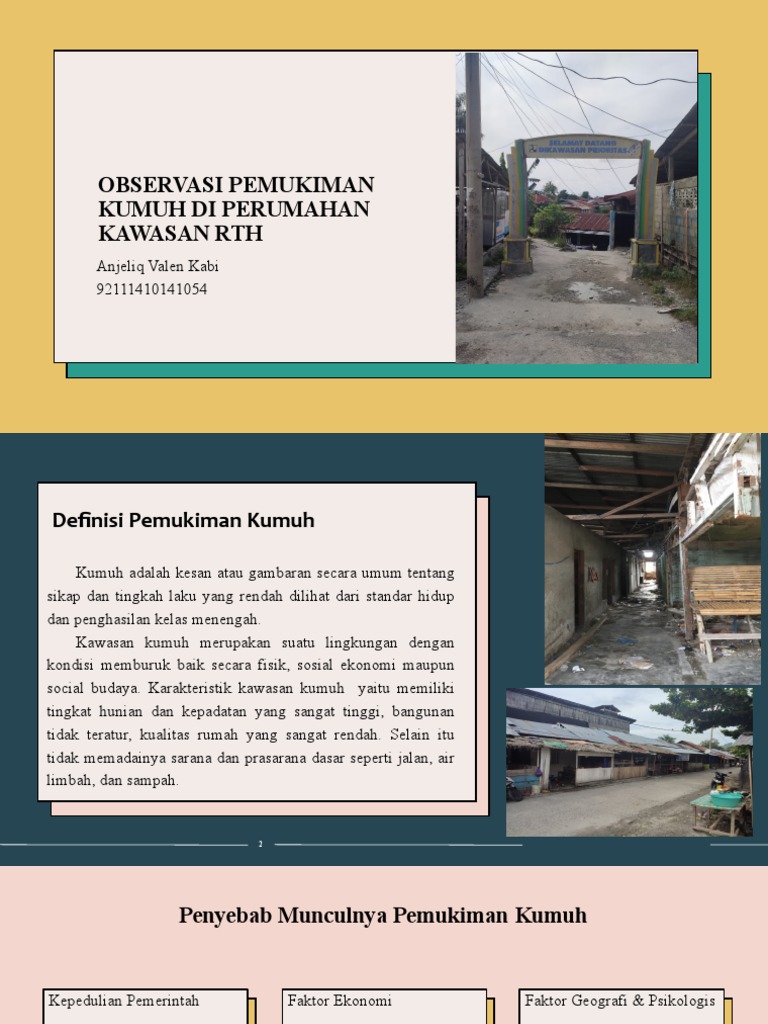 Observasi Pemukiman Kumuh 2023 | PDF