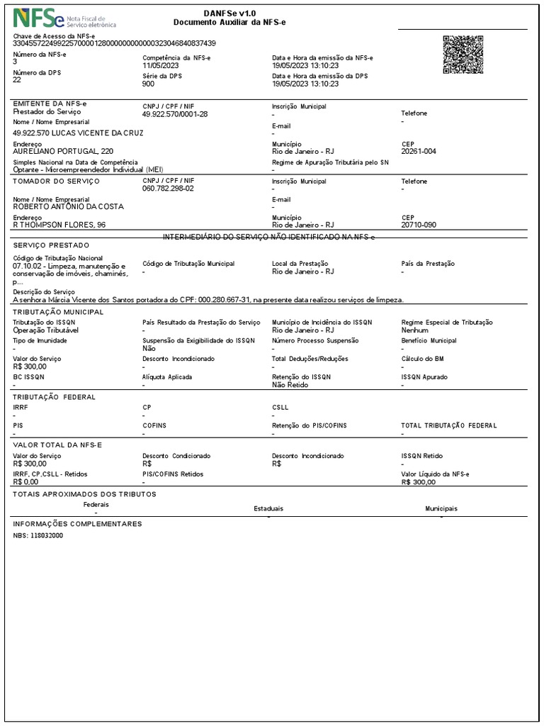 Emitente Da Nfs-E | PDF | Brasil