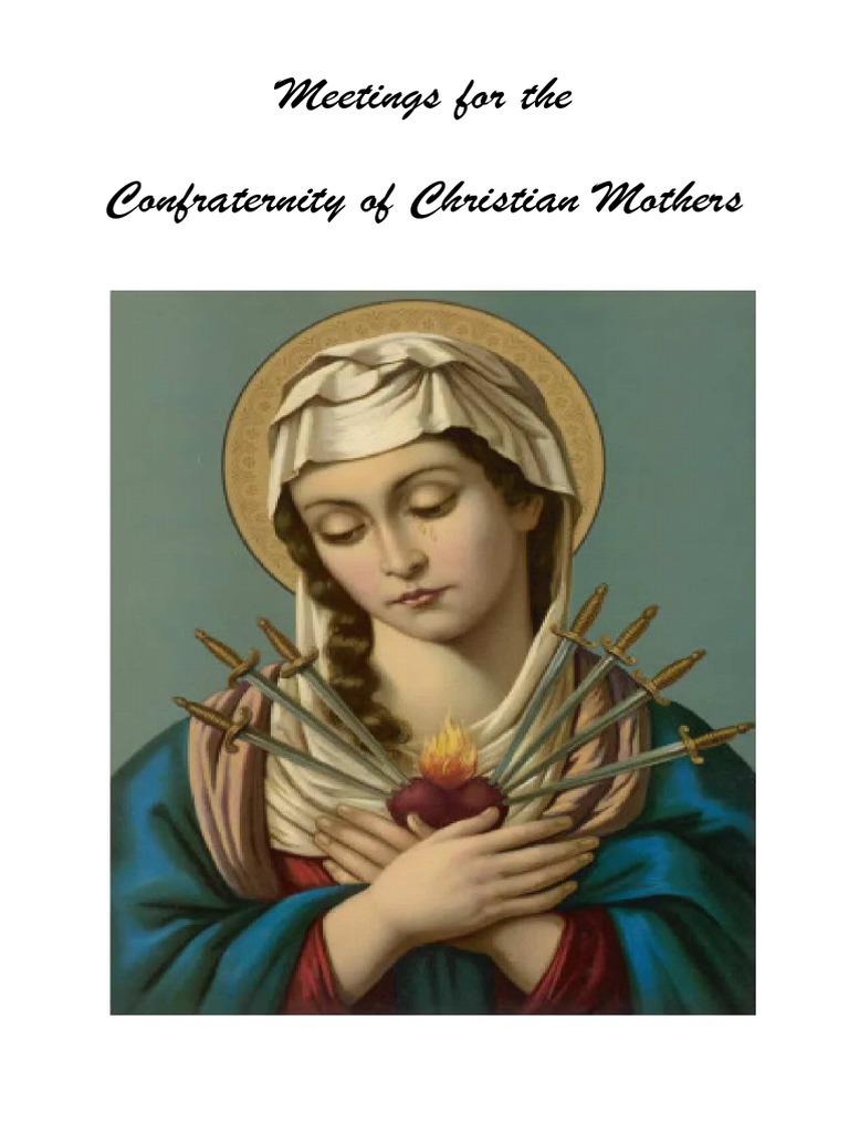 Confraternity of Christian Mothers Guide | PDF | Mary, Mother Of Jesus ...