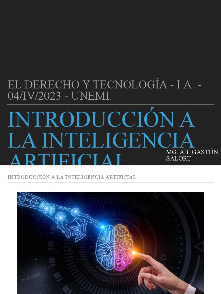 Unidad 1 - Clase 2 | PDF | Inteligencia artificial | Inteligencia (IA) y semántica