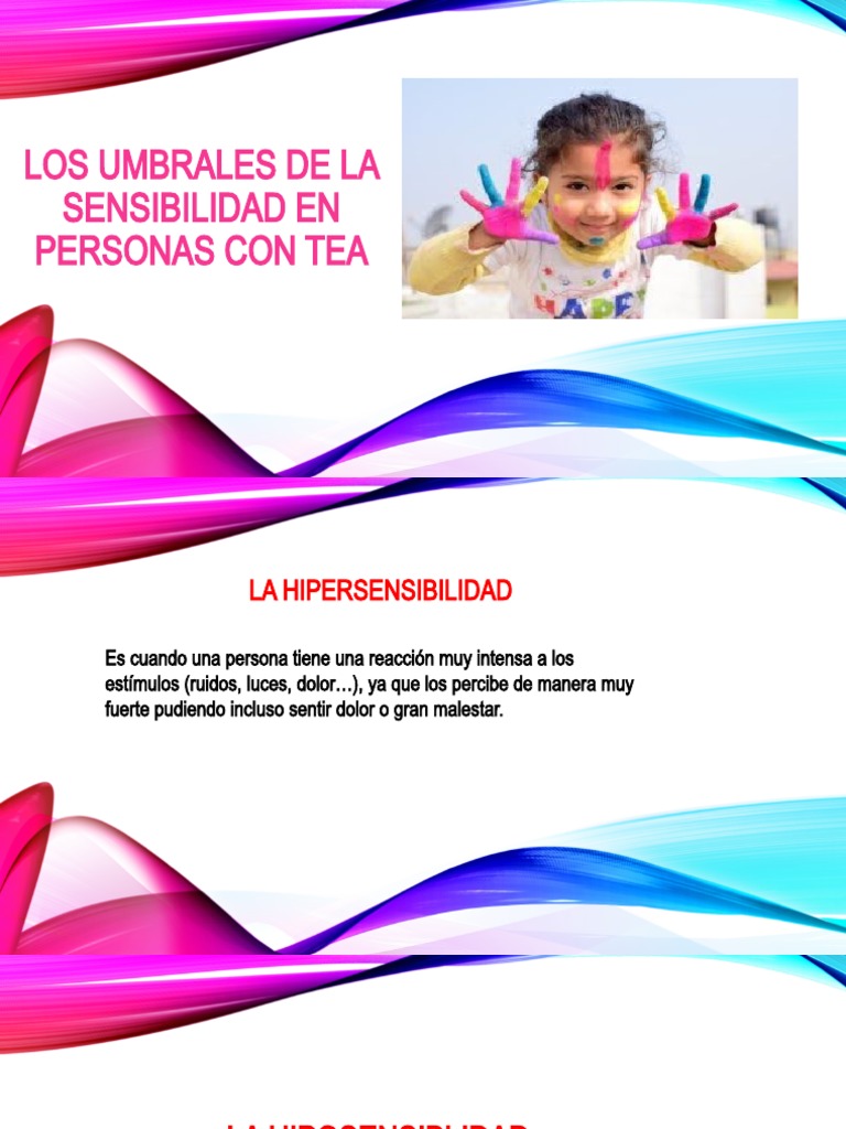 Estimulación sensorial TEA ANIMADO FINAL | PDF | Neurociencia | Sistema ...