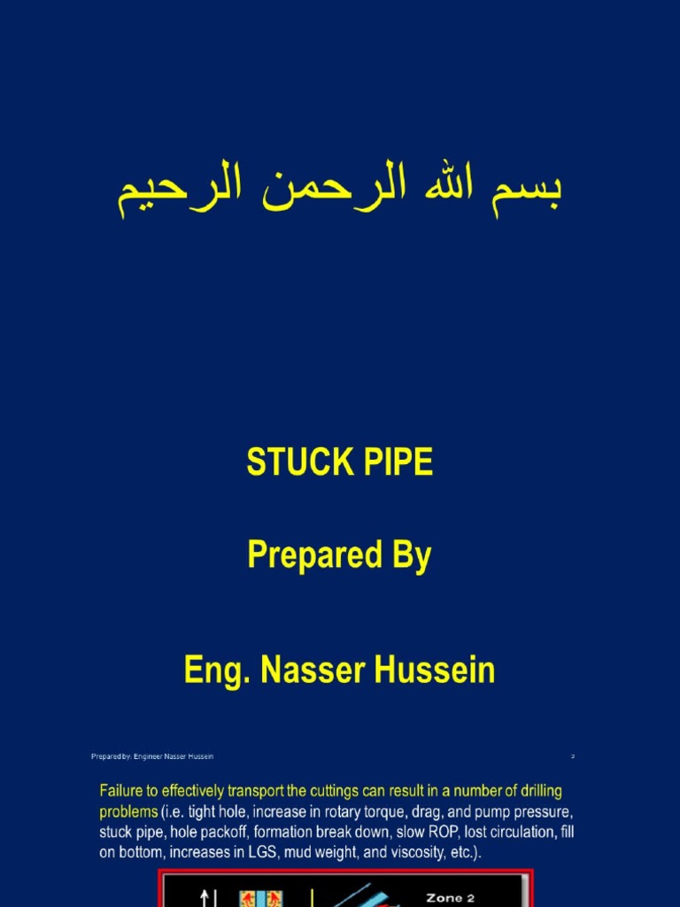 002 Stuck Pipe Course Hole Cleaning C | PDF
