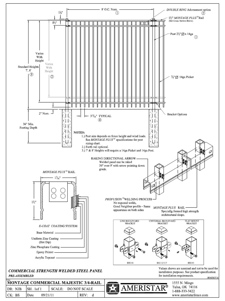 Drawing-Montage Commercial Majestic | PDF