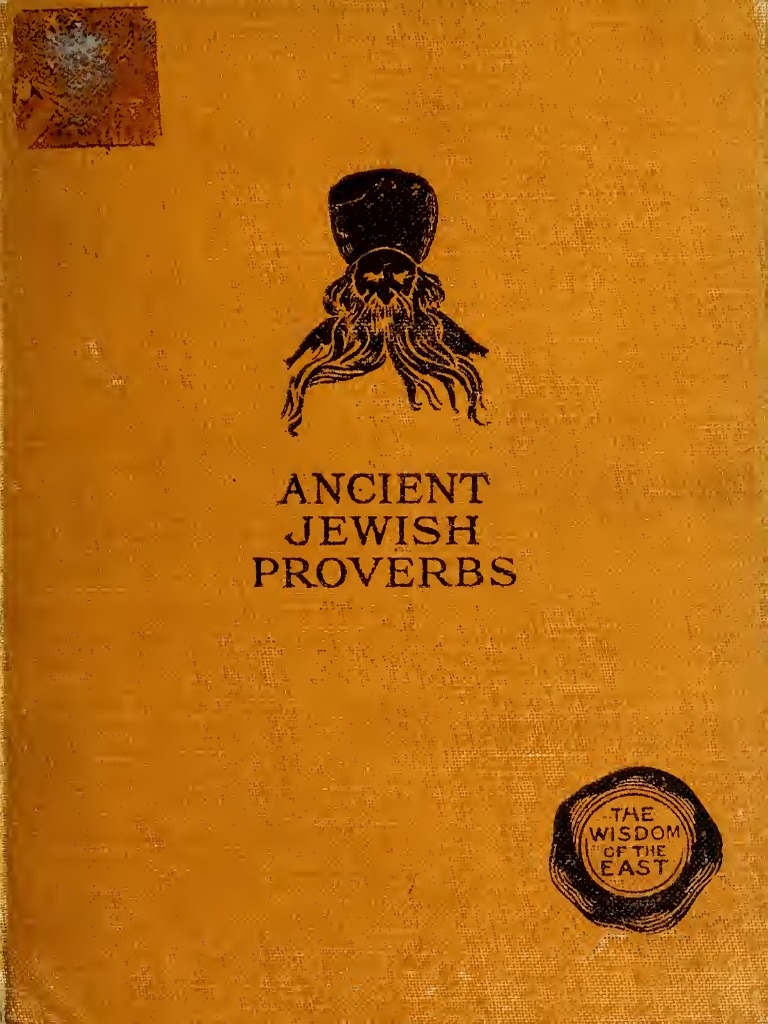 Ancient Jewish Proverbs 2 | PDF | Bible | Talmud