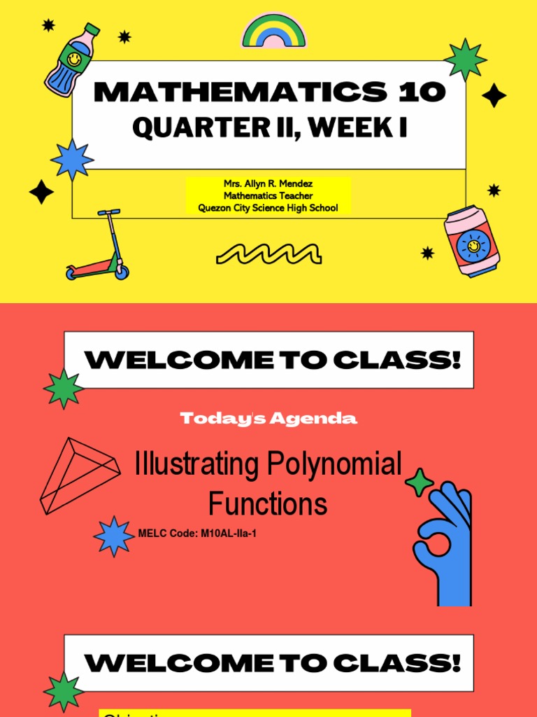 Math 10 - Quarter 2 - Week 1 Competency | PDF
