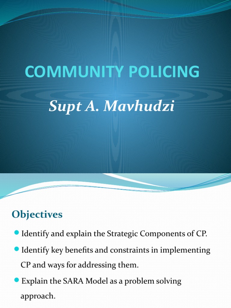 Community Policing | Download Free PDF | Police | Community Policing