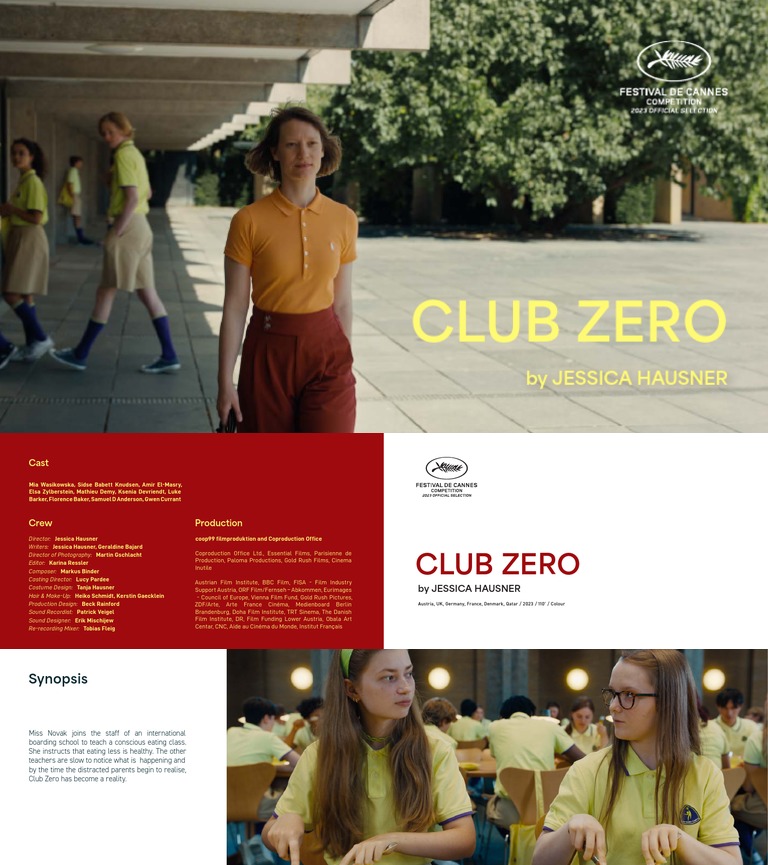 CLUB ZERO (Press Kit) | PDF | Fairy Tales | String Instruments