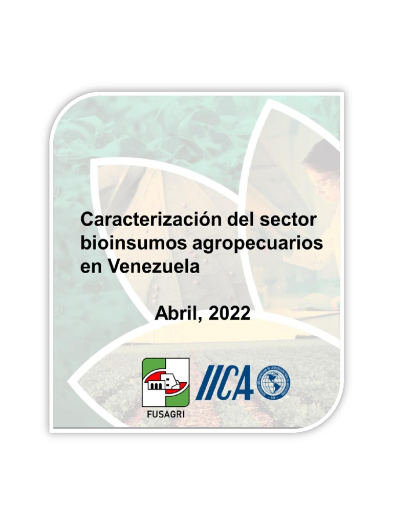 Bioinsumos Venezuela FUSAGRI-IICA | PDF | Agricultura | Fertilizante