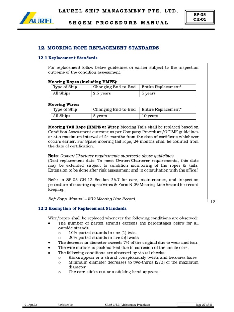 Mooring Line Management | PDF