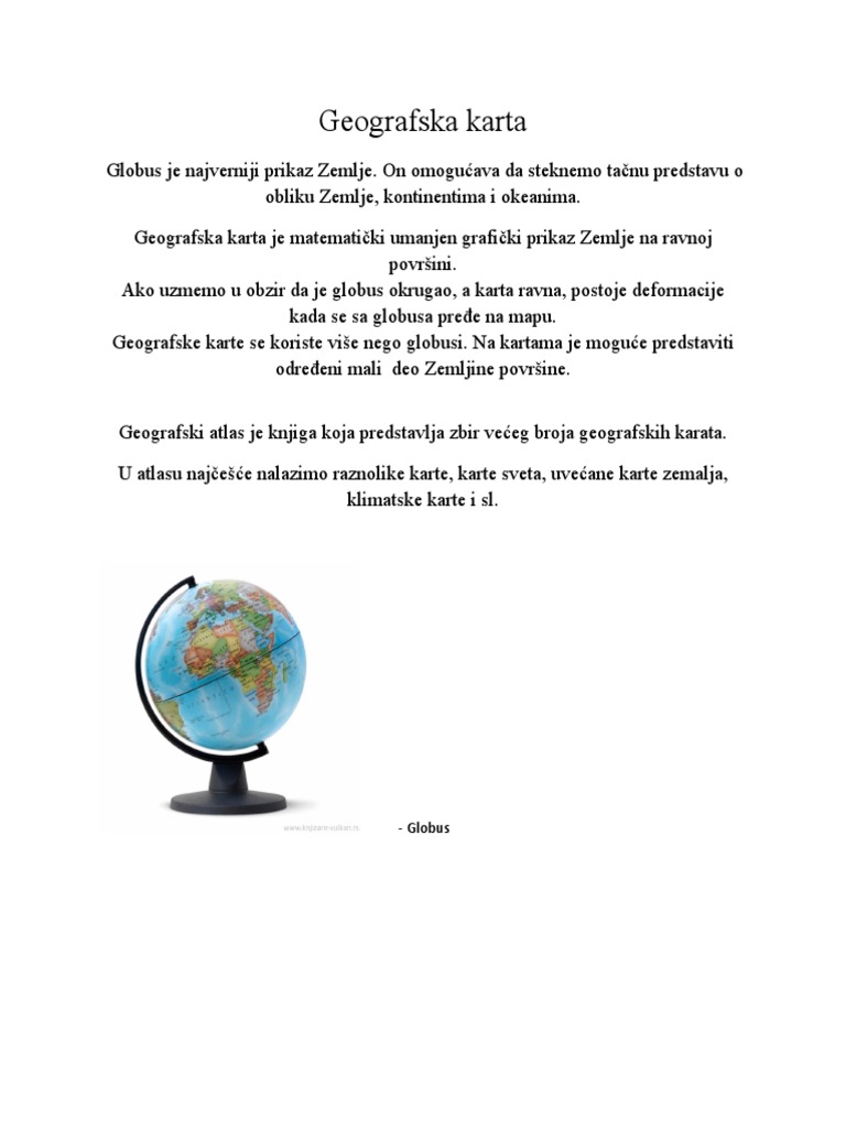 Geografska Karta | PDF