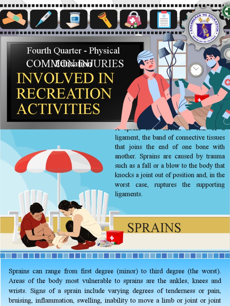 Common Injuries Involved in Recreation | PDF | Knee | Injury