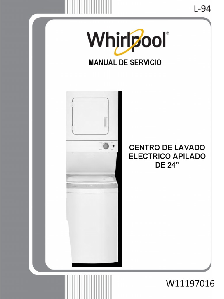 WET4024HW - Manual de Servicio ESP Centro de Lavado | PDF | Secadora de ...