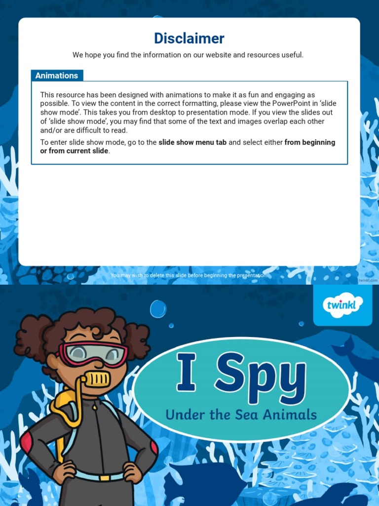 t Tp 1651502337 i Spy Under the Sea Animals Powerpoint Game Ver 1 | PDF