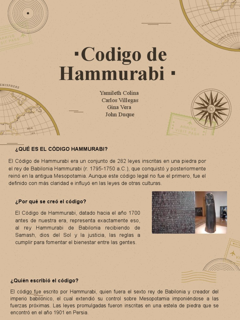 El Código Hammurabi | PDF | Hammurabi | Mesopotamia