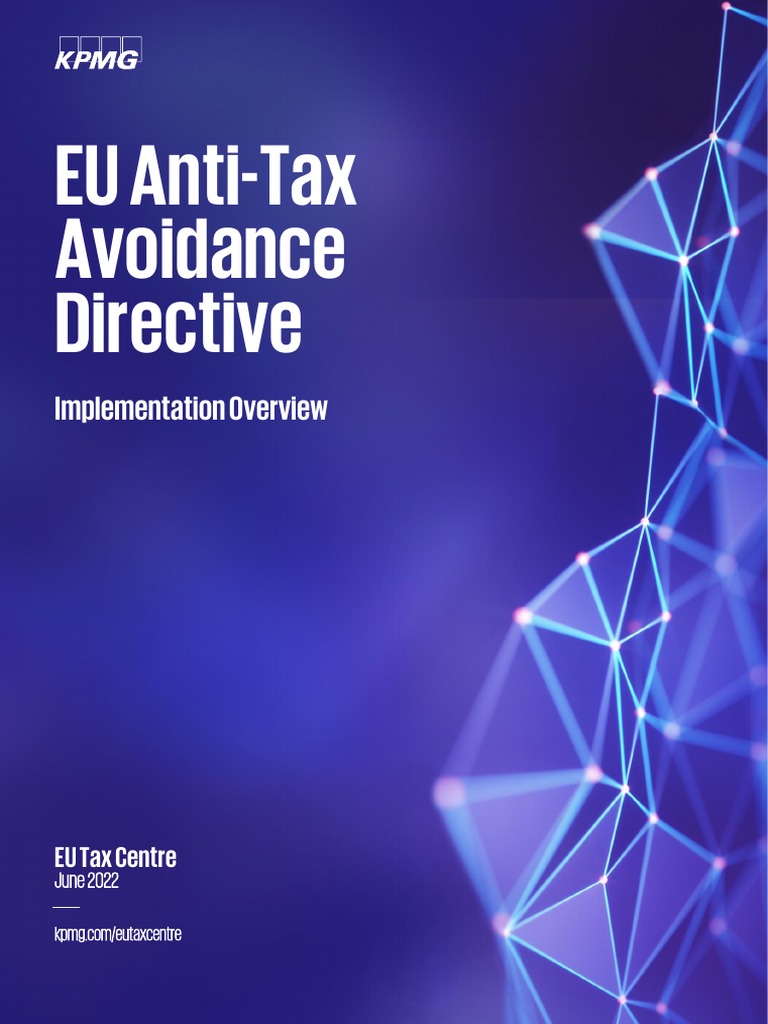 Eu Anti Tax Avoidance Directive Member State Implementation Overview ...