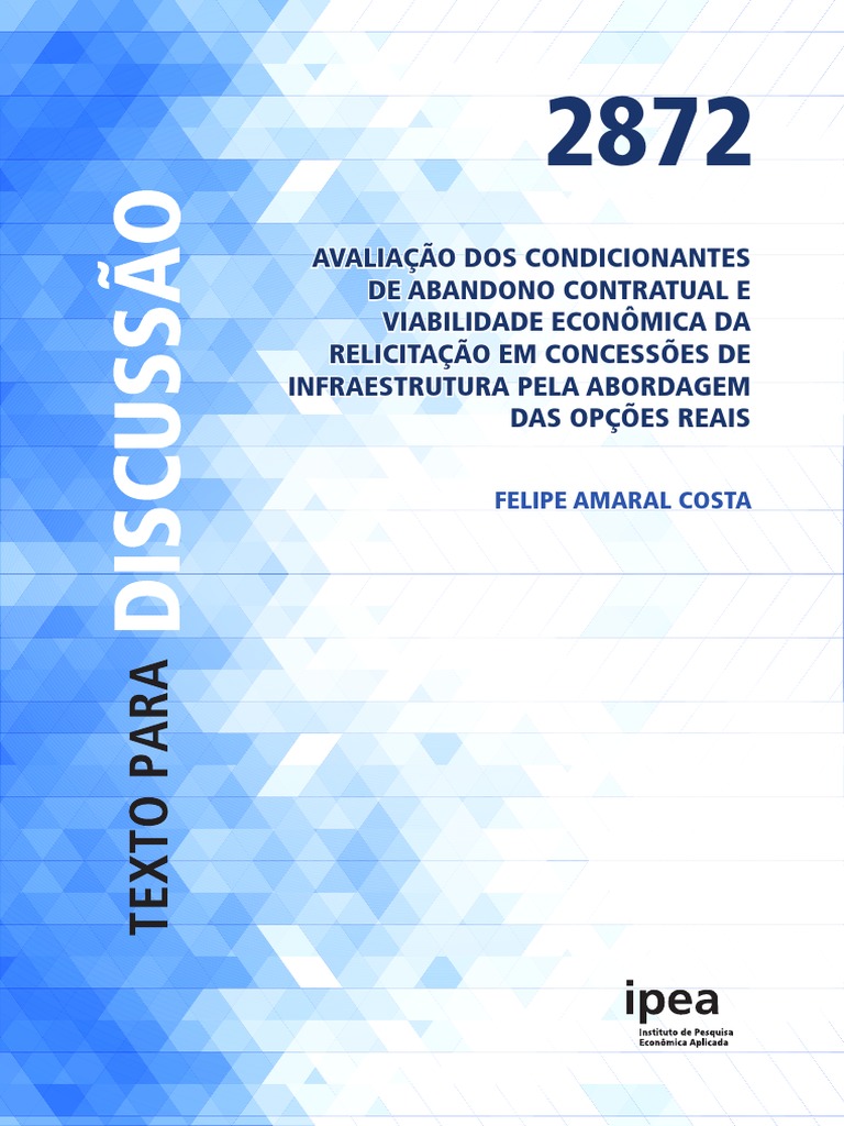 TD 2872 Web | PDF | Opção (finanças) | Avaliação de risco