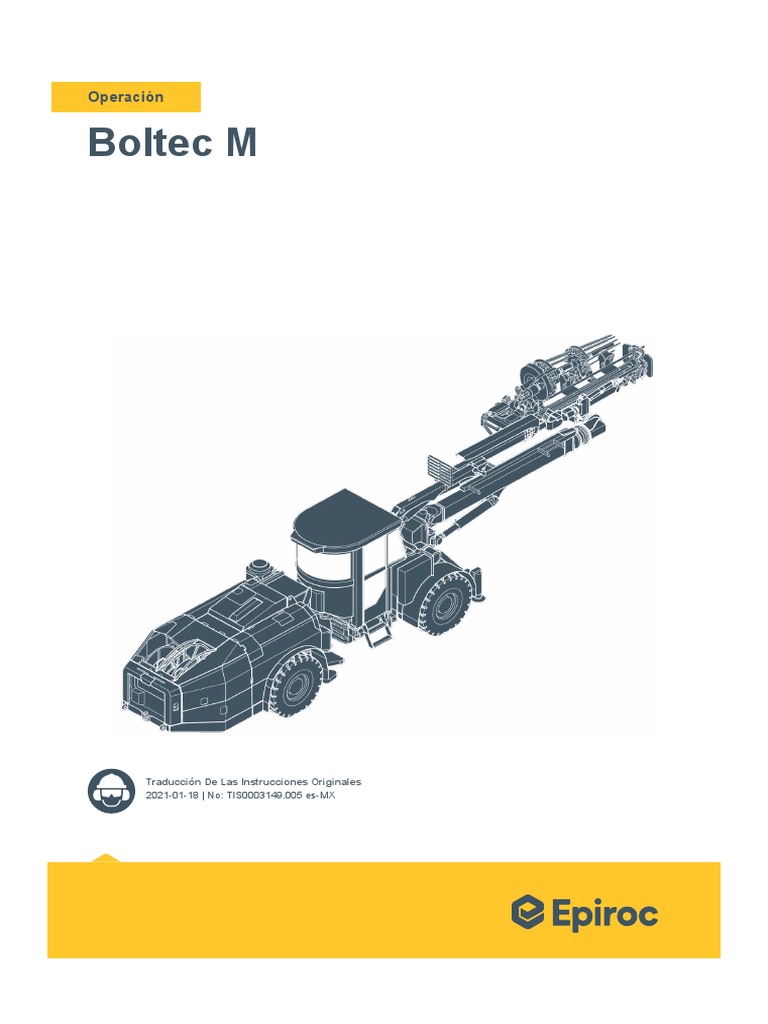 Boltec MC - Operation | PDF | Eje | Compatibilidad electromagnética