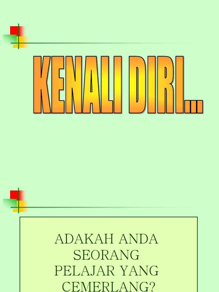 Ciri-Ciri Pelajar Cemerlang | PDF