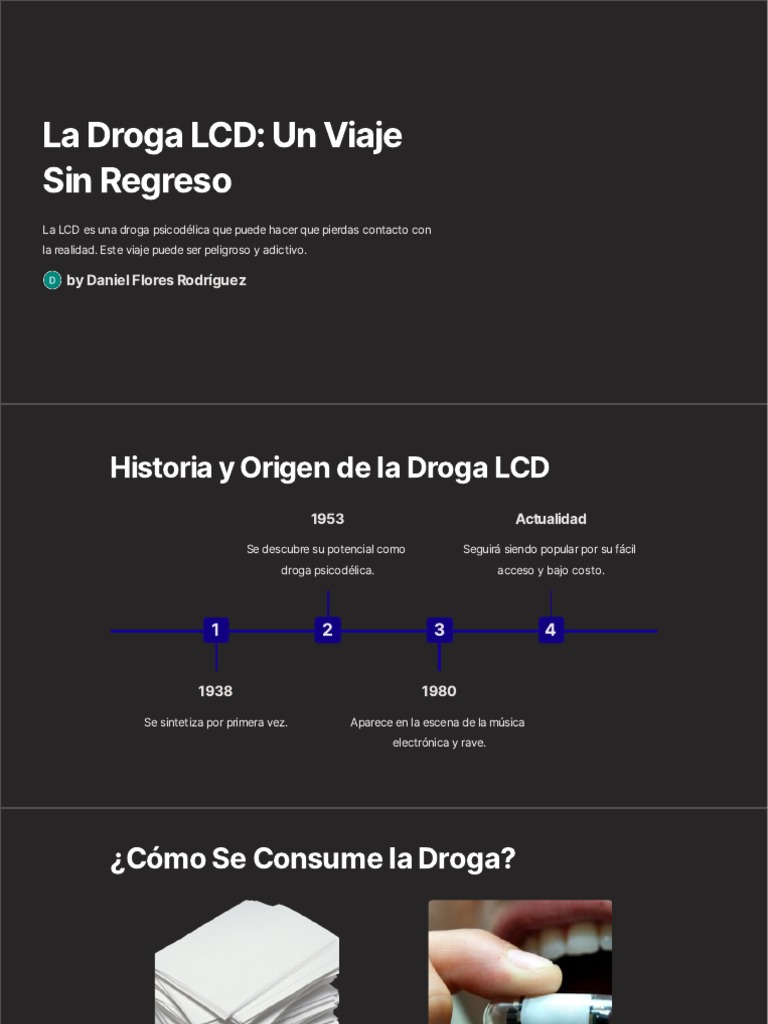 La Droga LCD Un Viaje Sin Regreso | PDF