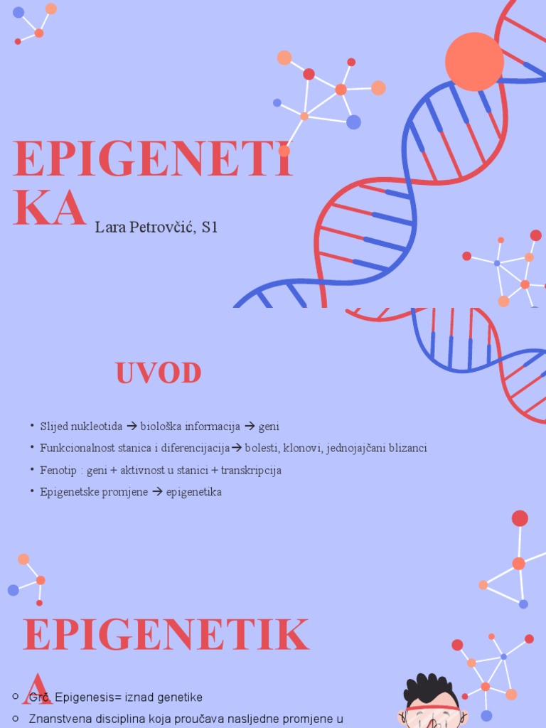 Prirodoslovlje Epigenetika | PDF